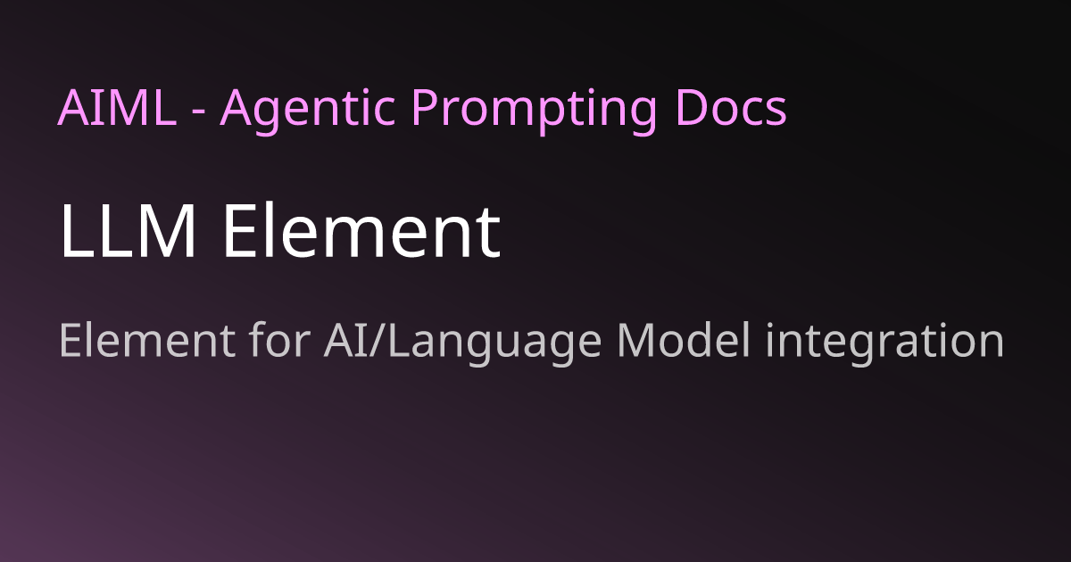 LLM Element