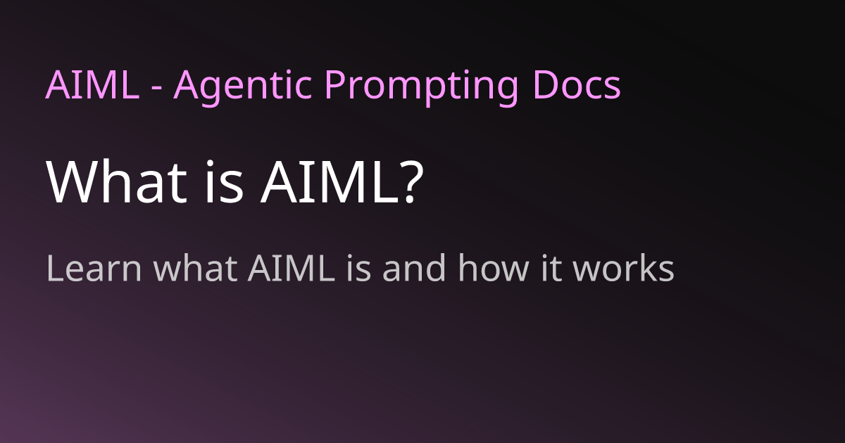 What Is Aiml